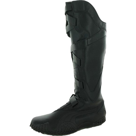 Puma | Shoes | Puma Womens Mostro Alto Black Perforated Kneehigh Boots ...